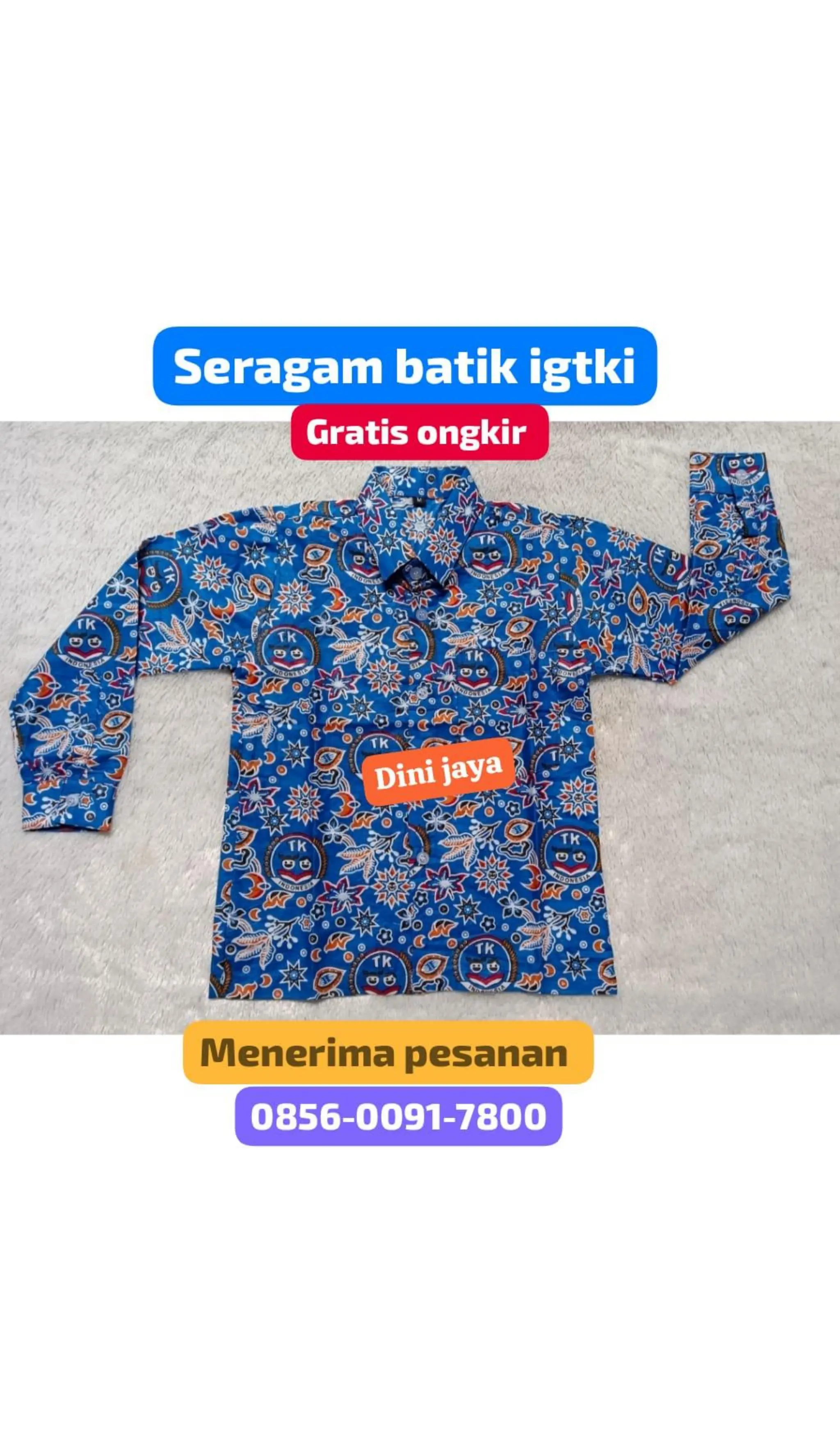 TERLARIS!! PUSAT Seragam Batik Igtki Nasional Dini Jaya, WA 0856 0091 ...