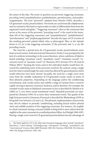 Consonant Structure And Prevocalization Natalie Operstein | PDF