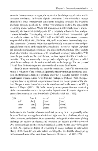 Consonant Structure And Prevocalization Natalie Operstein | PDF