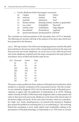 Consonant Structure And Prevocalization Natalie Operstein | PDF