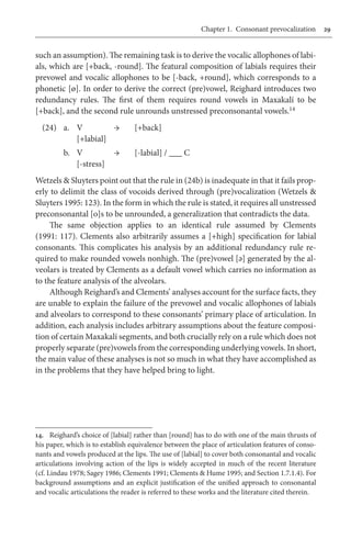 Consonant Structure And Prevocalization Natalie Operstein | PDF