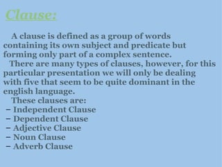 Clause | PPT