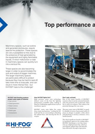 Fire Technology - Protecting machinery spaces from fire | PDF