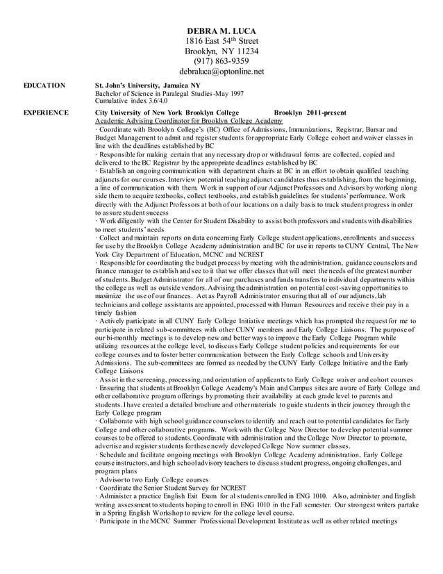 Luca_Debra_14105_ResumeA_183039 | PDF