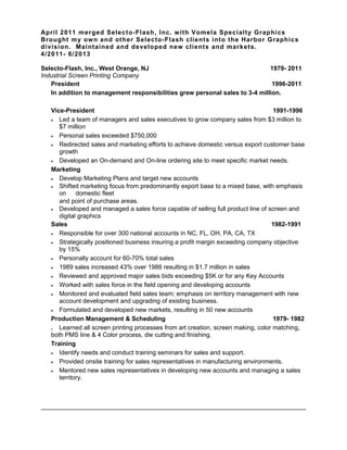 Shondel Wm J Resume in WORD | PDF