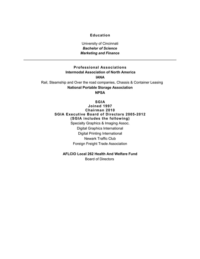 Shondel Wm J Resume in WORD | PDF