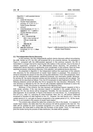 Device Discovery Schemes for Energy-Efficient Cluster Head Rotation in D2D | PDF
