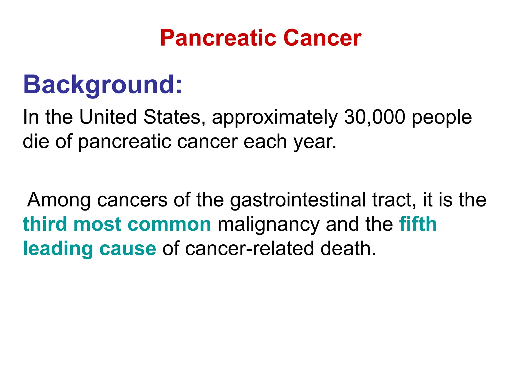 Pancreatic-Cancer.ppt presentation for med Surg | PPT