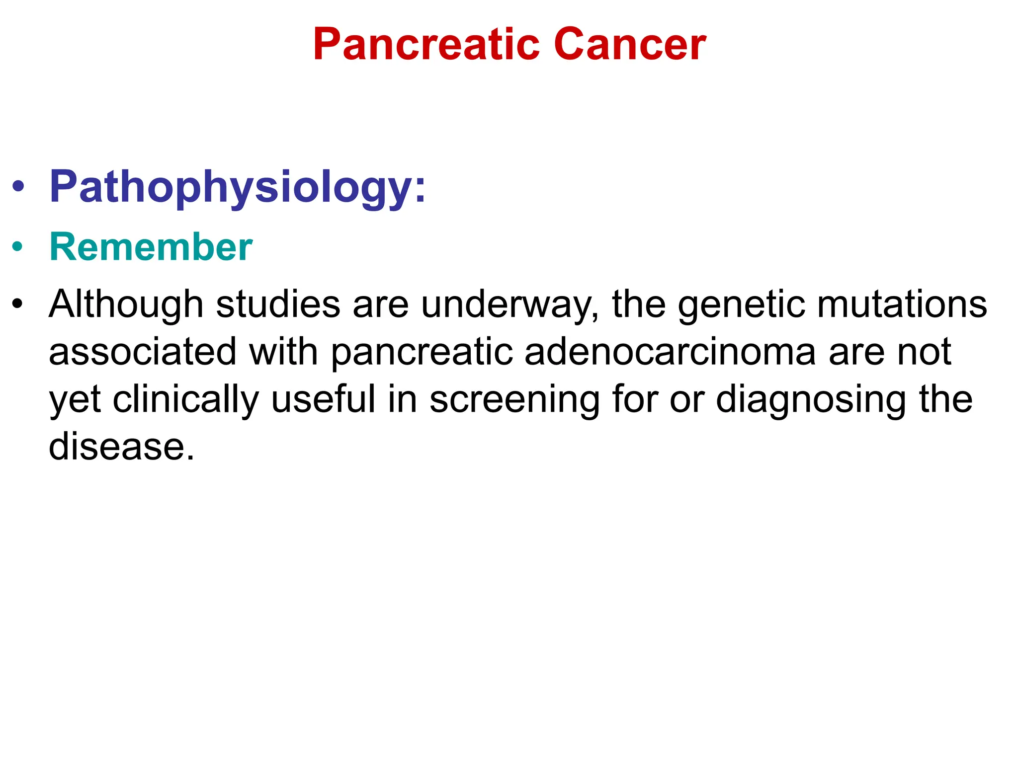 Pancreatic-Cancer.ppt presentation for med Surg | PPT