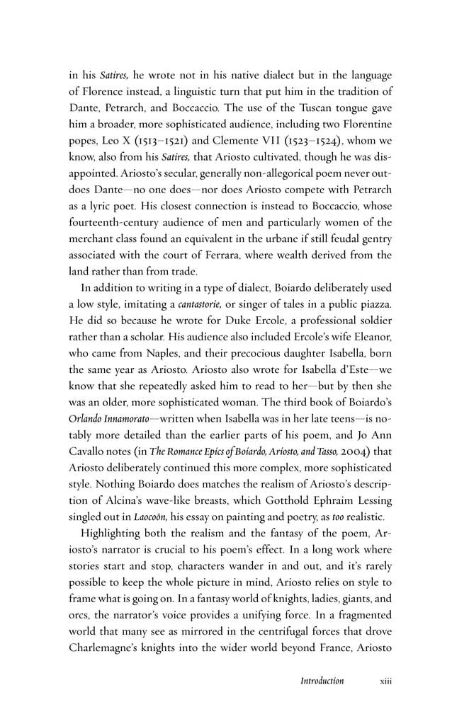 Orlando Furioso Ludovico Ariosto David R Slavitt | PDF