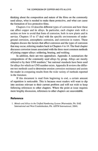 Corrosion Of Copper And Its Alloys A Practical Guide For Engineers ...