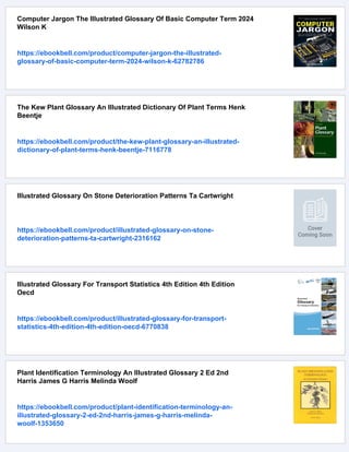 Illustrated Glossary Of Ground Water Industry Terms Hydrogeology ...