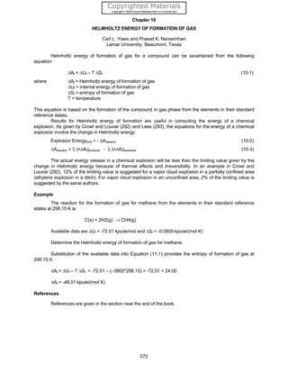 Yaws Handbook Of Thermodynamic Properties For Hydrocarbons And ...