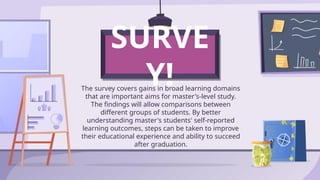 A study on Students Perceived Learning Gains from a Master's Degree | PPT