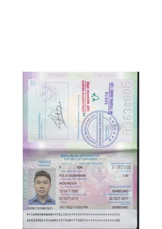 CV Felix Gunawan & APPLICATION LETTER | DOC