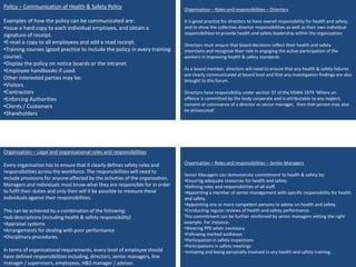 H&S NEBOSH certificate flashcards for exam preparation | PPT | Human ...