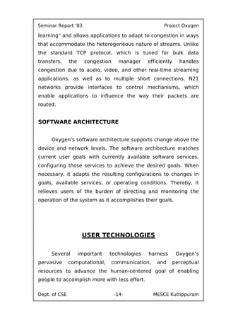 23496302 project-oxygen frm scribd | PDF