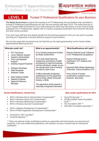 level 3 enhanced apprentice flyer | PDF