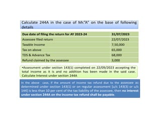234 A , B C .pdf income tax calculation | PDF