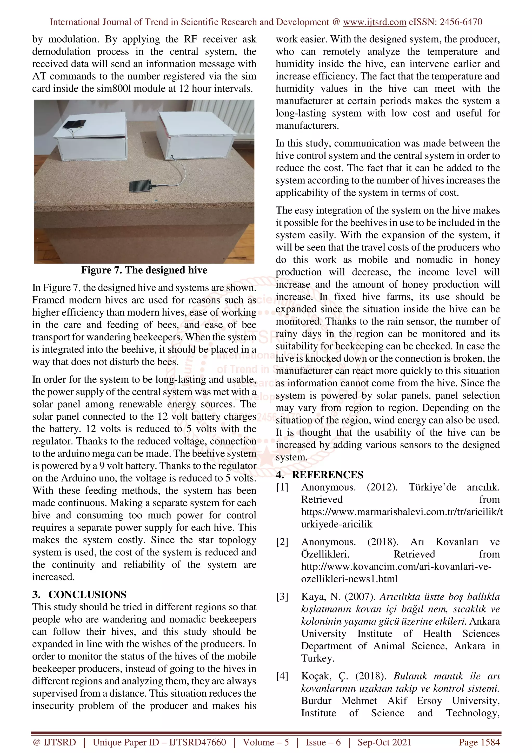 Bee Hive Status Control System | PDF | Agriculture | Industries