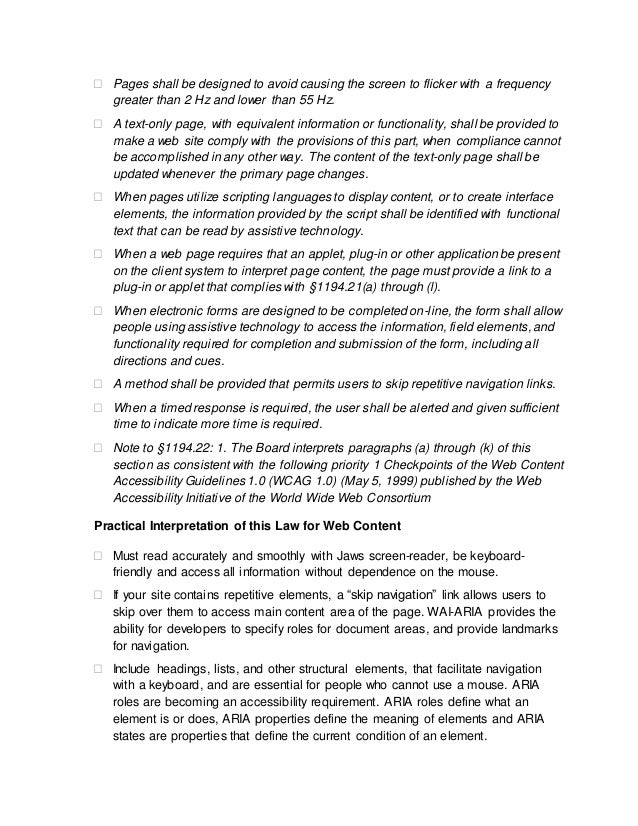 Section 508-checklist