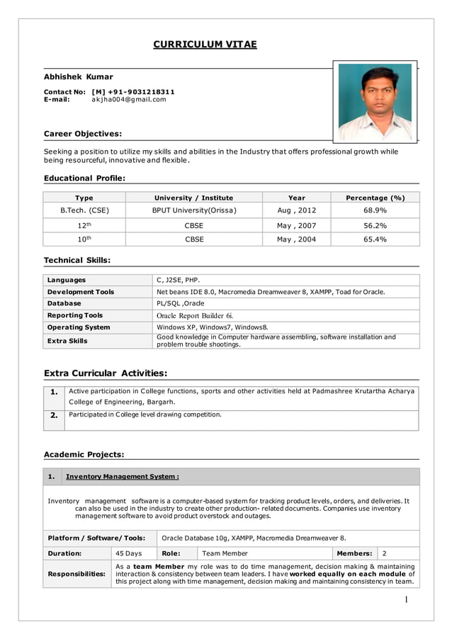Abhishek Resume3 | PDF