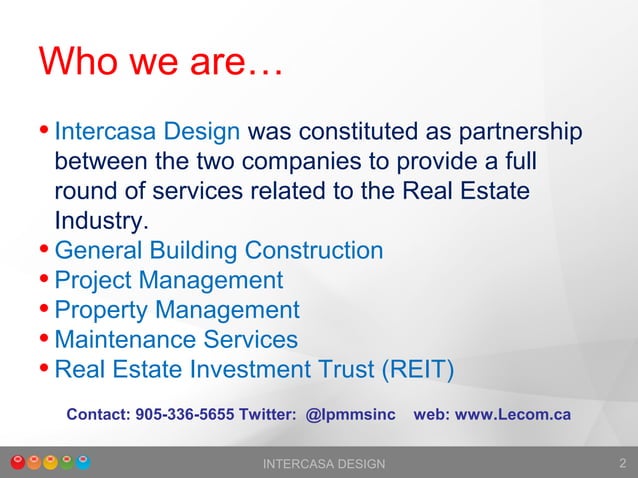 Intercasa Design - Presentation- REA | PPT | Free Download
