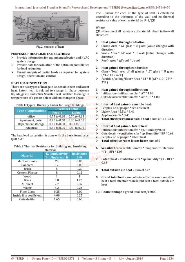 Heat Load Calculation | PDF | Physics | Science