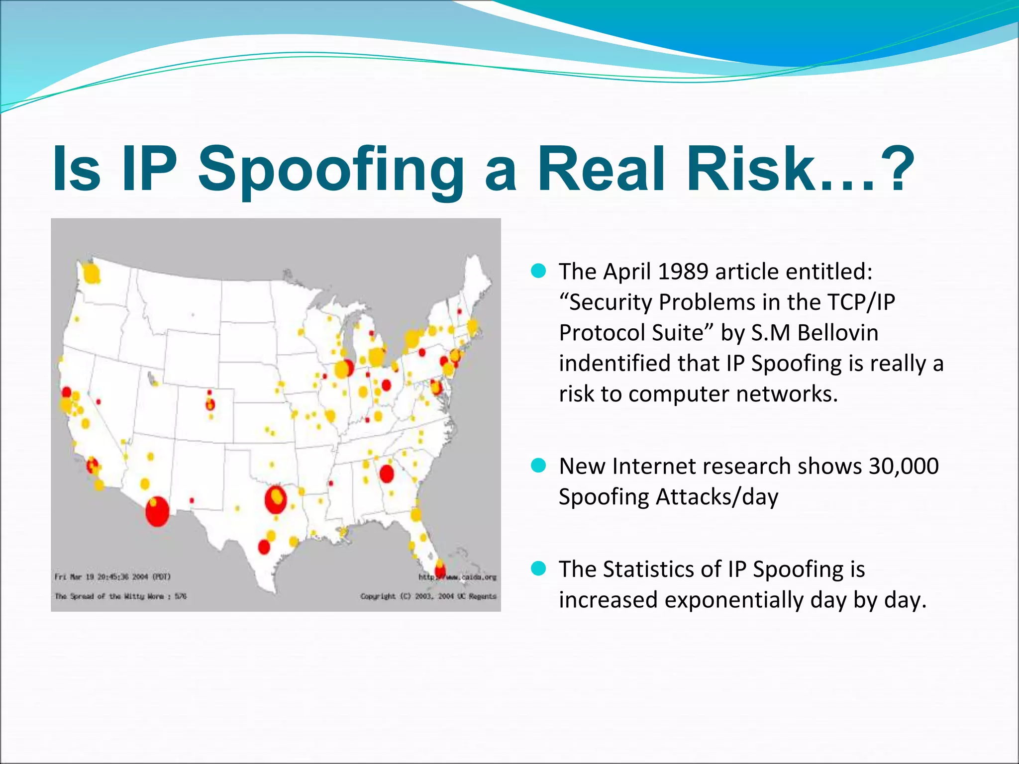ip spoofing by Ipshita Nandy | PPT