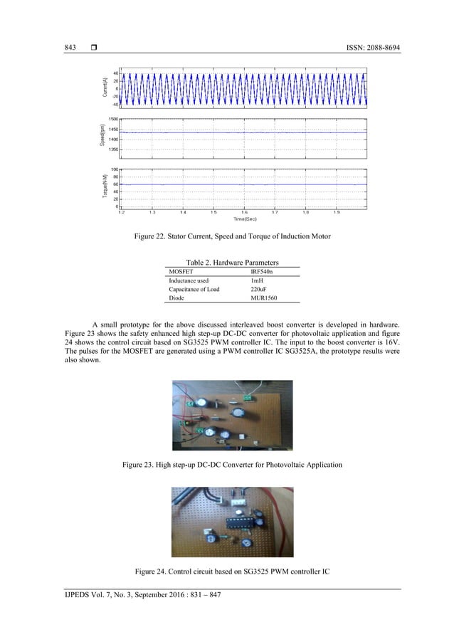 Interleaved Boost Converter Fed with PV for Induction Motor/Agricultural Applications | PDF