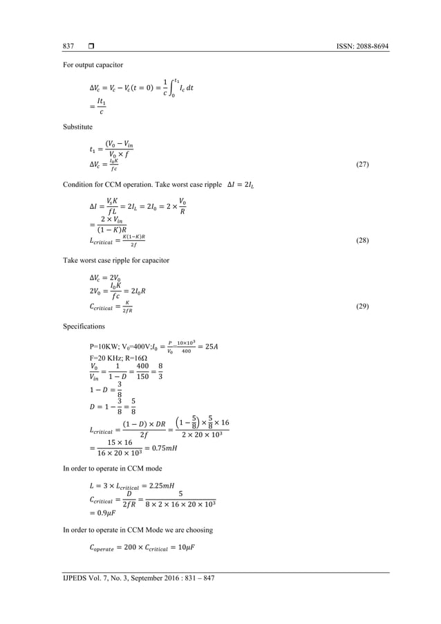 Interleaved Boost Converter Fed with PV for Induction Motor/Agricultural Applications | PDF