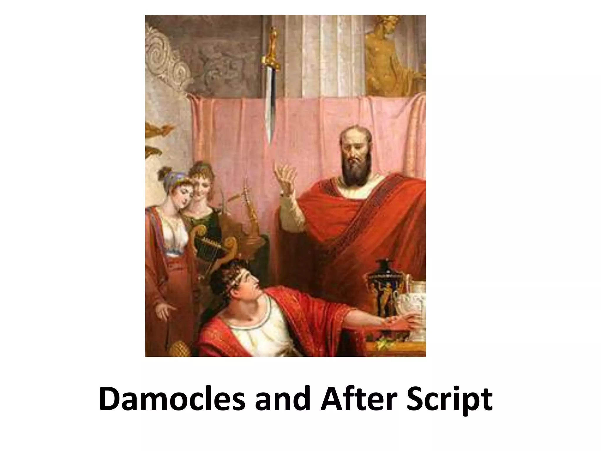 Damocles and after script - Transactional Analysis | PPTX