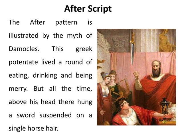 Damocles and after script - Transactional Analysis | PPTX