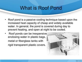 Evaporative Cooling Pond