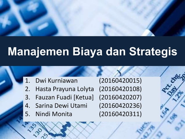 BAB 1 Manajemen Biaya dan Strategi | PPTX