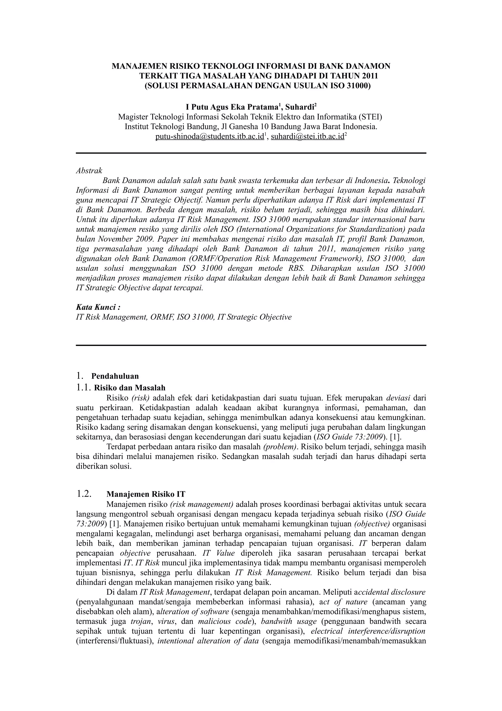 I Putu Agus Eka Pratama - Paper Jurnal STIKOM Indonesia | PDF