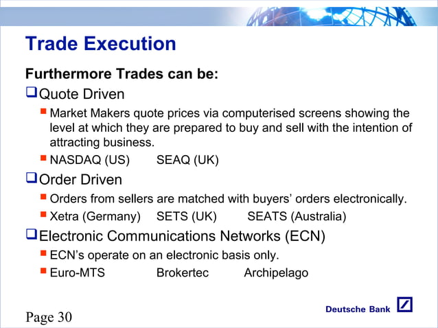 23512555 trade-life-cycle | PPT | Stocks and Bonds | Personal Investing