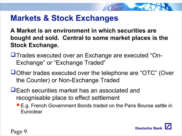 23512555 trade-life-cycle | PPT | Stocks and Bonds | Personal Investing
