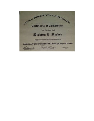 Degrees and Certifications | DOCX