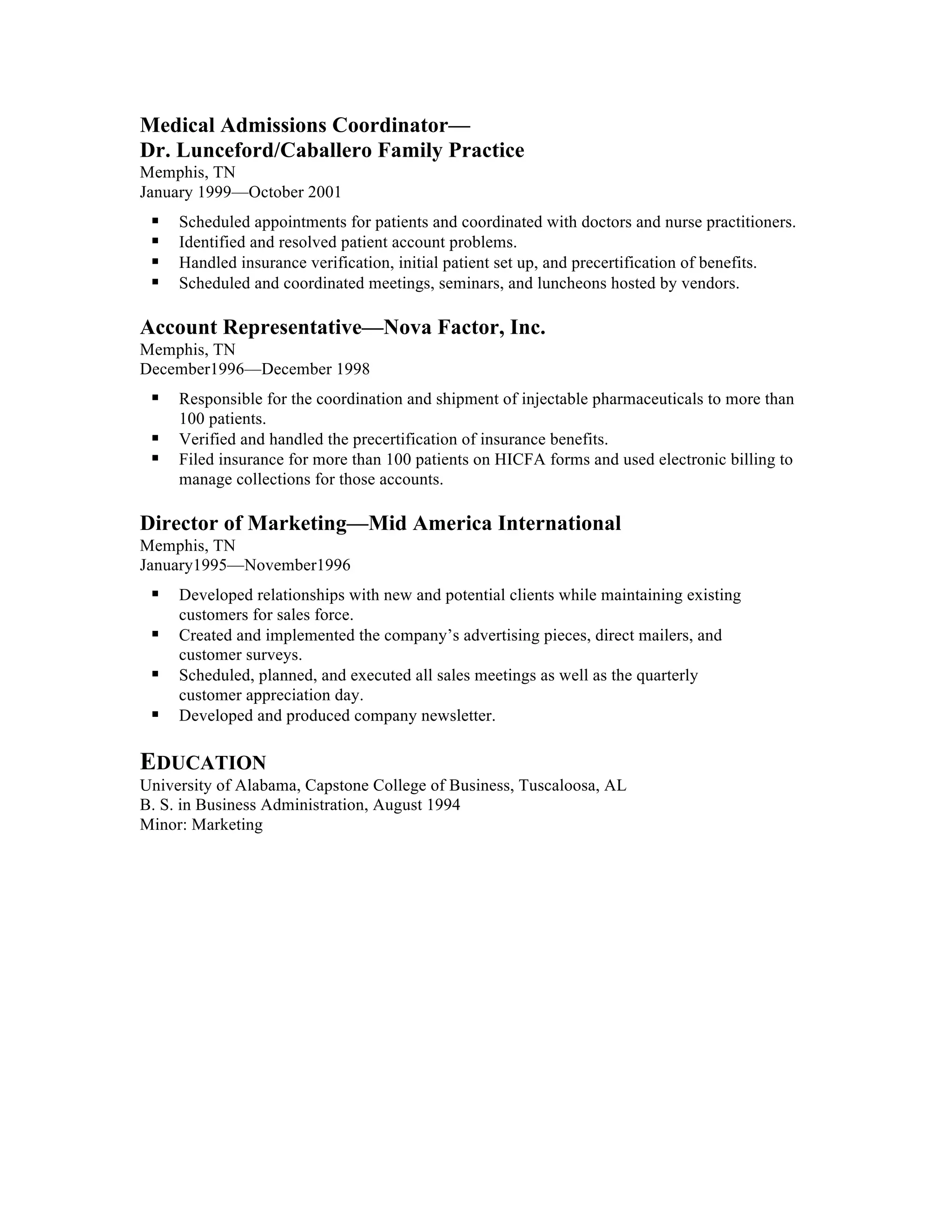 Carrie Hurst Resume 2016 revised | PDF