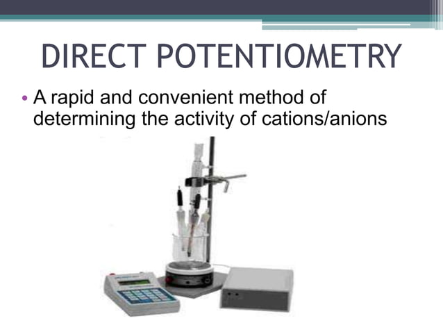 Potentiometry-its principles and working | PPT