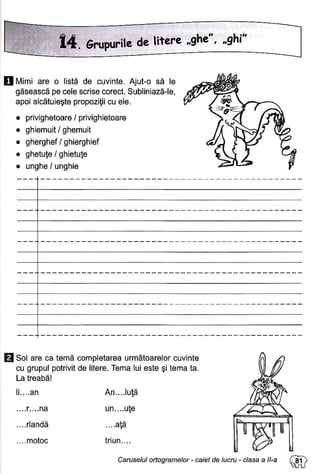 235253734 carti-caruselul-ortogramelor-clasa-2-ed-booklet | PDF