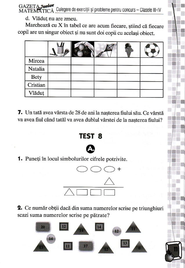 235254396 carti-culegere-gazeta-matematica-junior-clasele-3-4-ed-dph | PDF