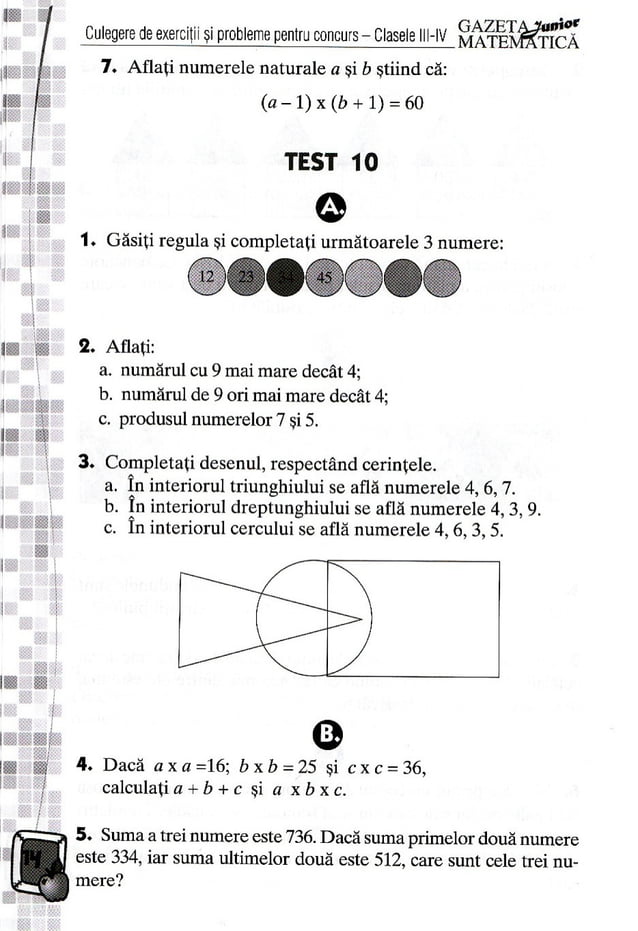 235254396 carti-culegere-gazeta-matematica-junior-clasele-3-4-ed-dph | PDF