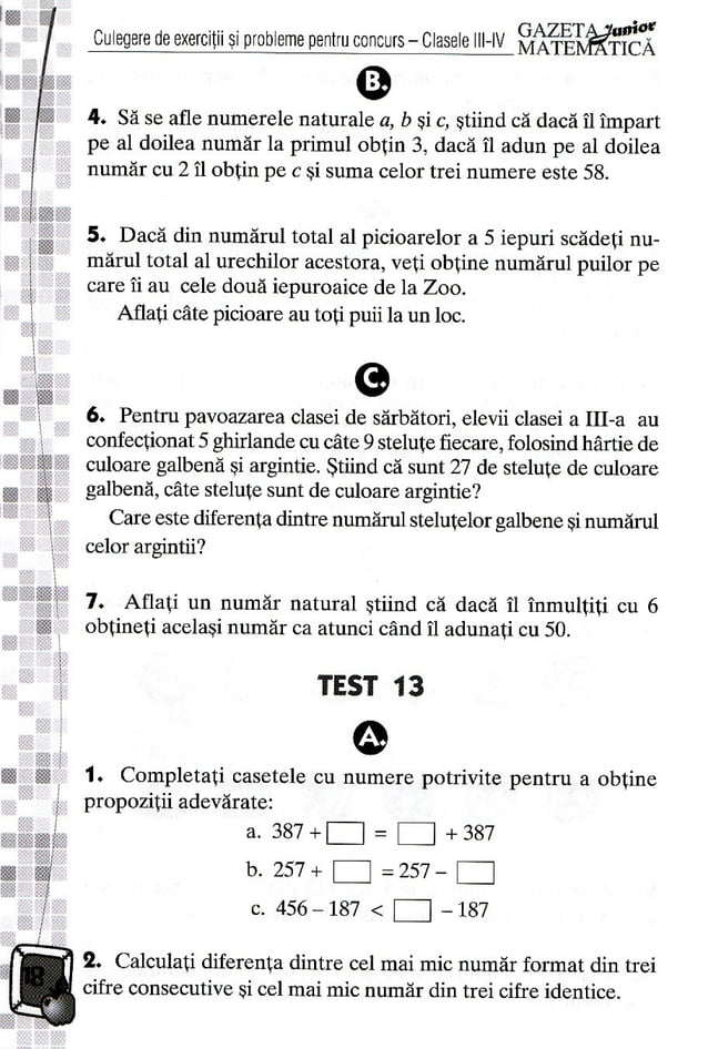 235254396 carti-culegere-gazeta-matematica-junior-clasele-3-4-ed-dph | PDF