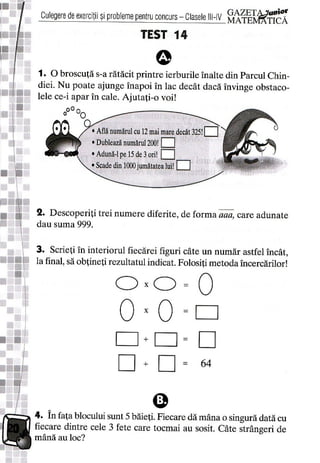 235254396 carti-culegere-gazeta-matematica-junior-clasele-3-4-ed-dph | PDF