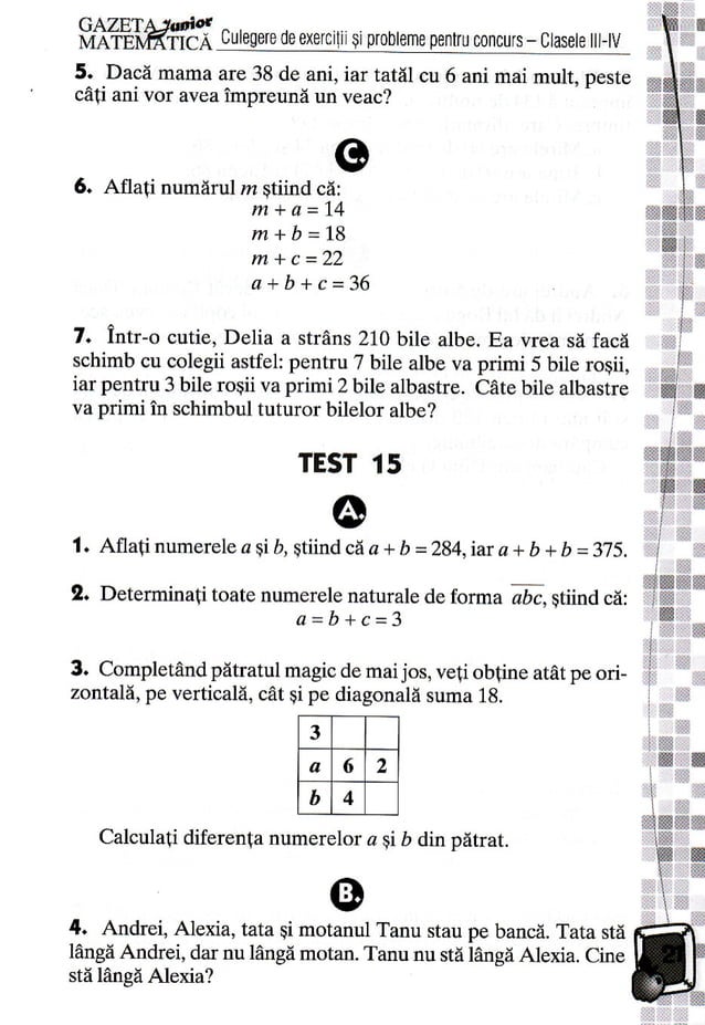 235254396 carti-culegere-gazeta-matematica-junior-clasele-3-4-ed-dph | PDF