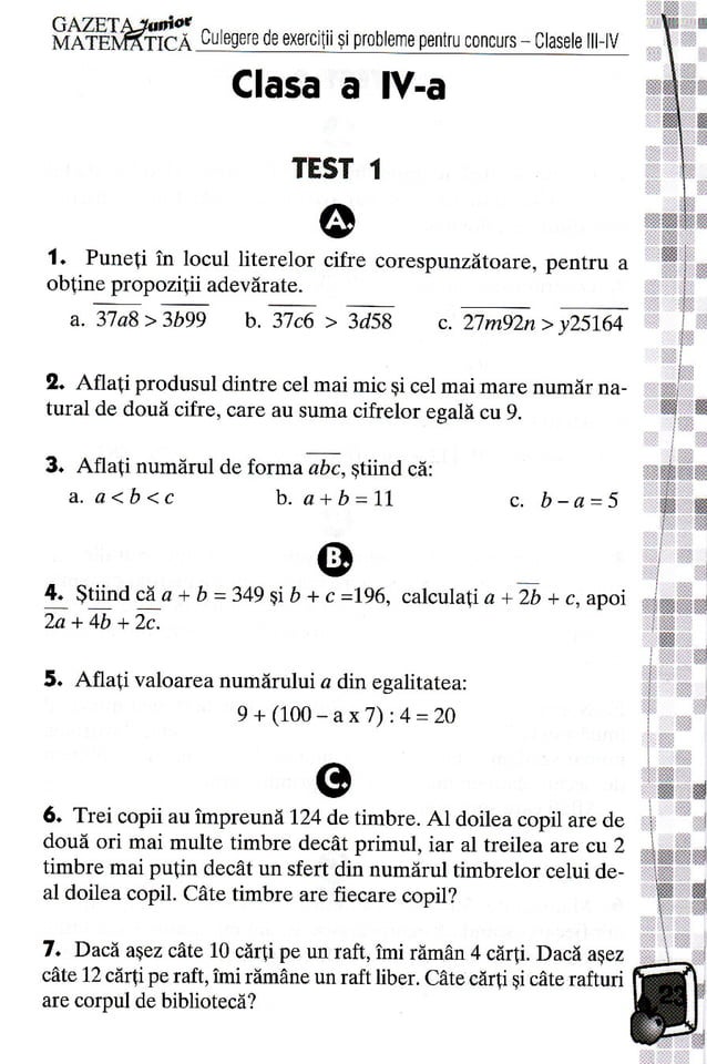 235254396 carti-culegere-gazeta-matematica-junior-clasele-3-4-ed-dph | PDF