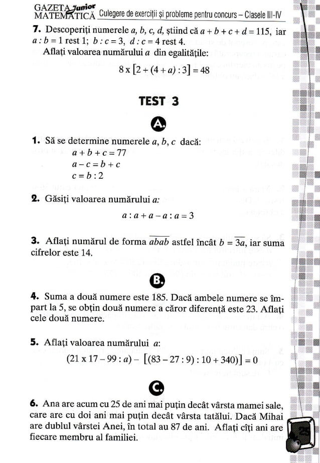 235254396 carti-culegere-gazeta-matematica-junior-clasele-3-4-ed-dph | PDF