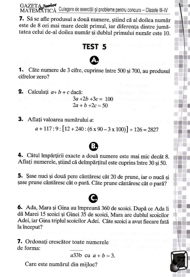 235254396 carti-culegere-gazeta-matematica-junior-clasele-3-4-ed-dph | PDF